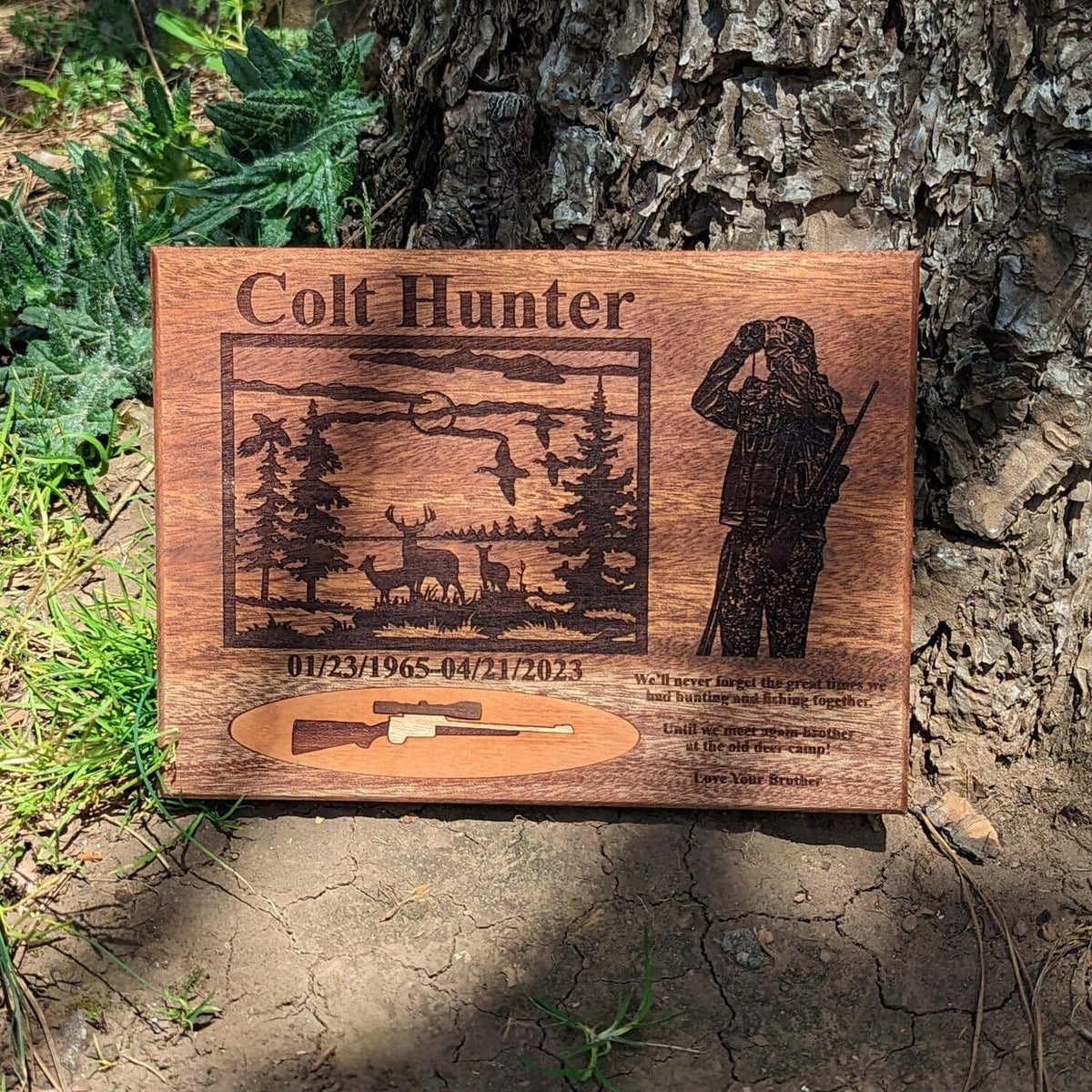 Handmade Customized Memorial Plaque - Personalized Cremation Keepsake ...